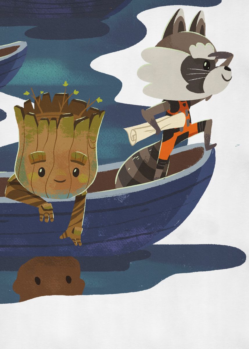 'Reflection in the water' Poster, picture, metal print, paint by Marvel ...