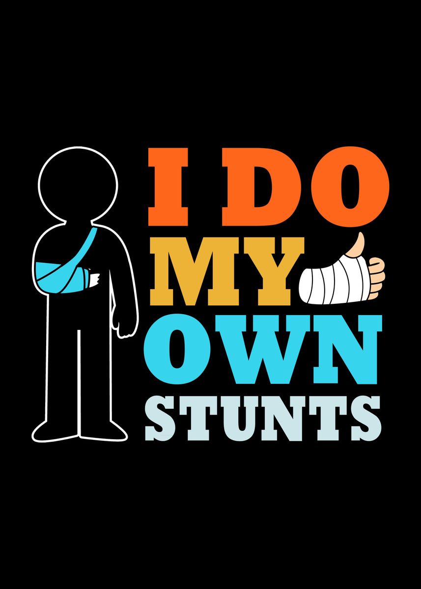 'Broken Arm Shoulder' Poster, picture, metal print, paint by FunnyGifts ...