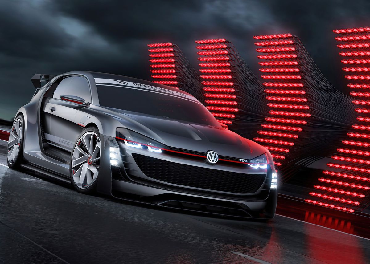 'Volkswagen' Poster by Richard Art | Displate