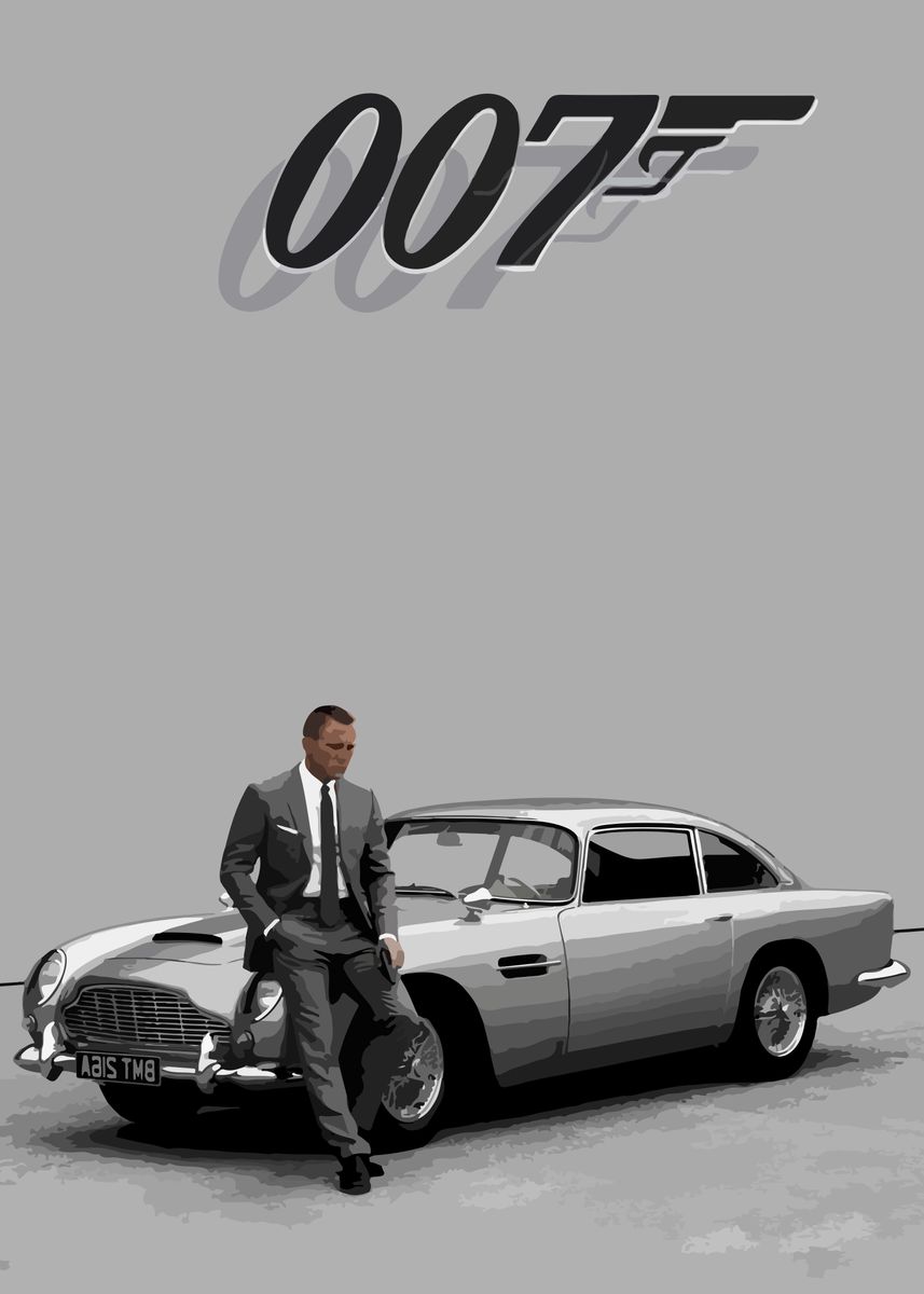 '007' Poster, picture, metal print, paint by askadina shakee | Displate