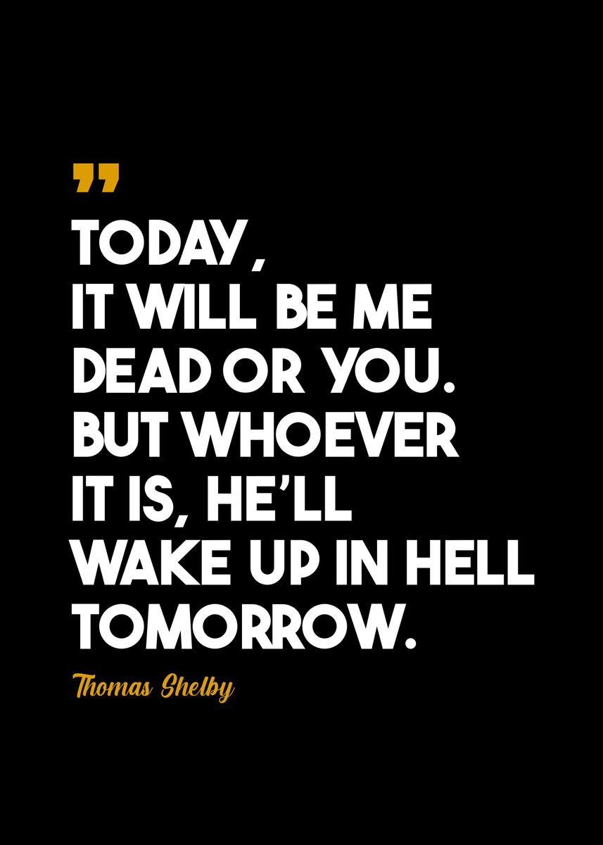 'Thomas Shelby ' Poster, picture, metal print, paint by Sahlan | Displate