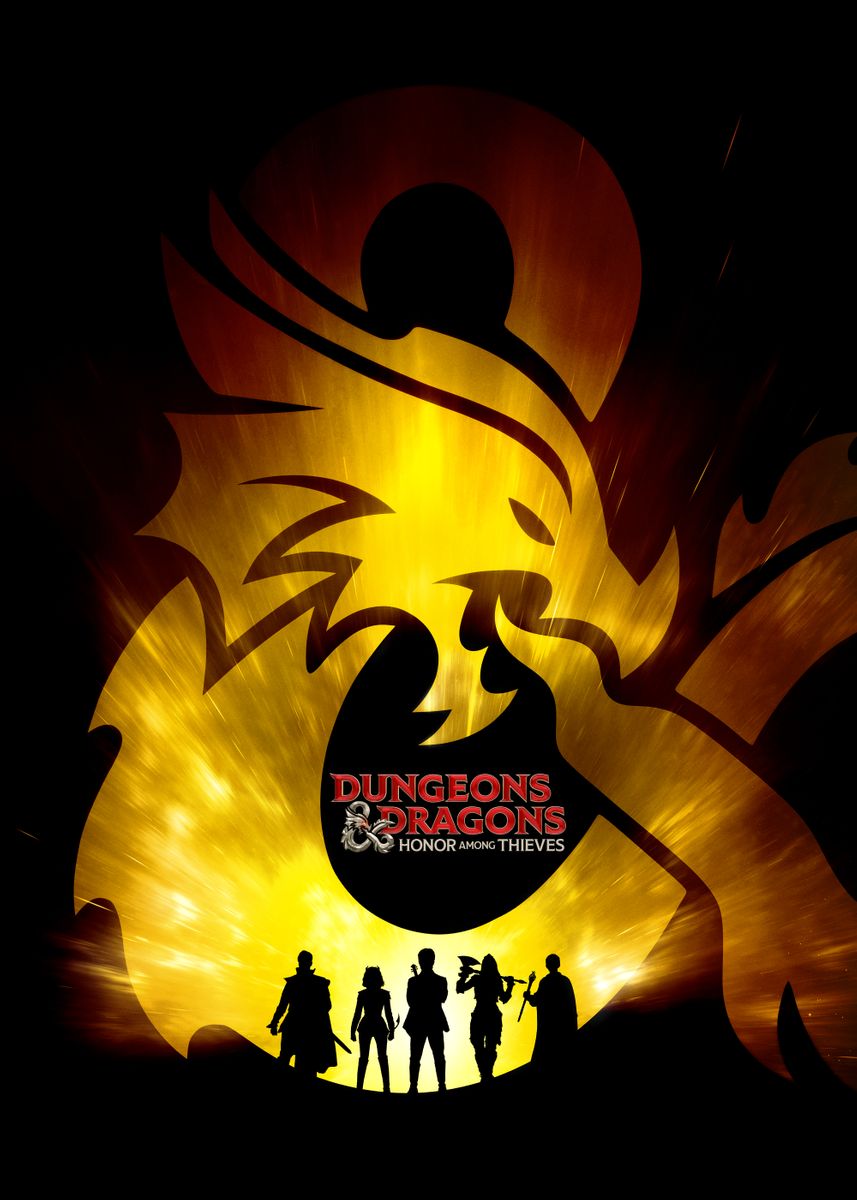 'D&D Movie Poster' Poster, picture, metal print, paint by Dungeons and ...