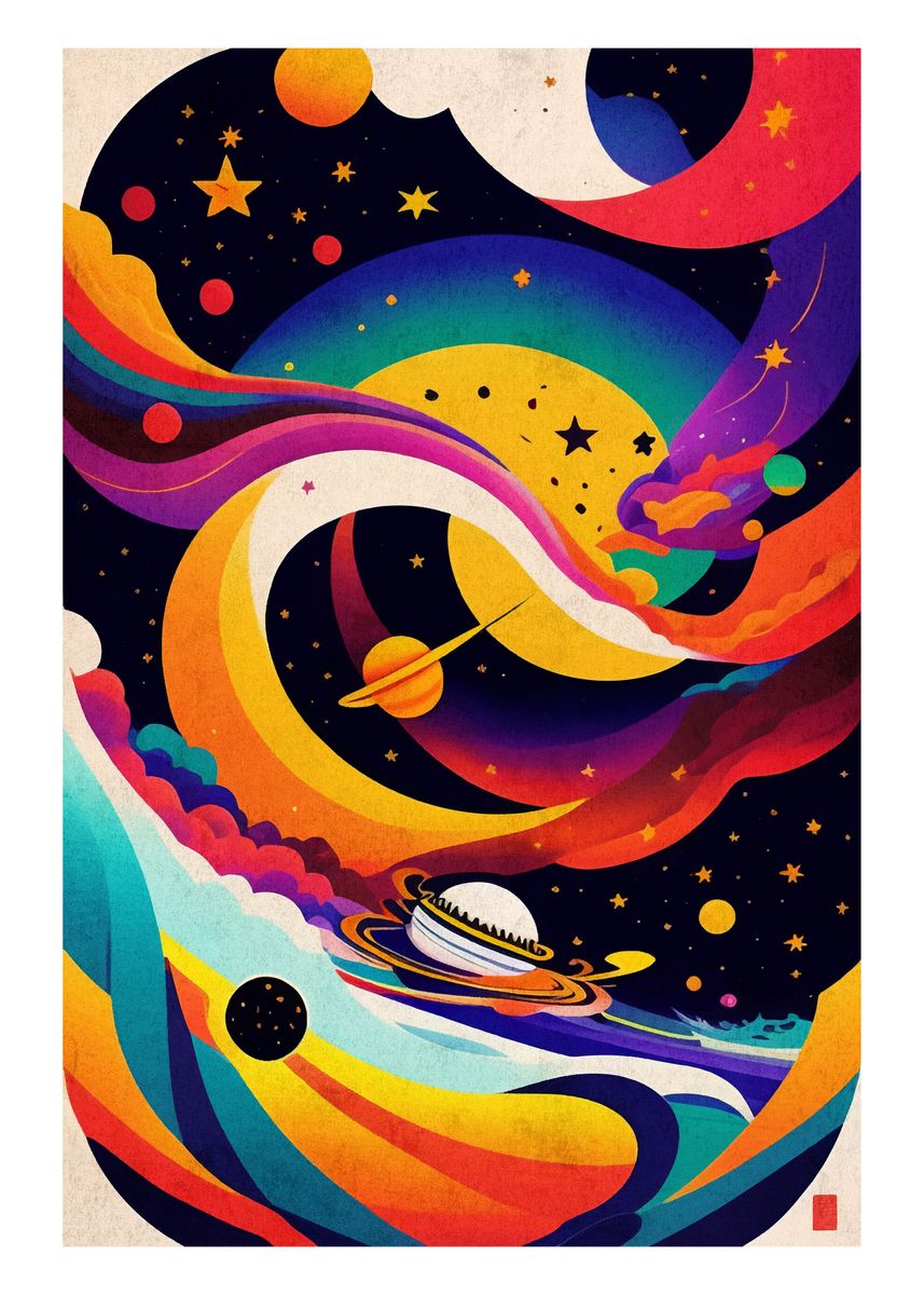 'galaxy' Poster, picture, metal print, paint by riyadi elyas rahmadi ...