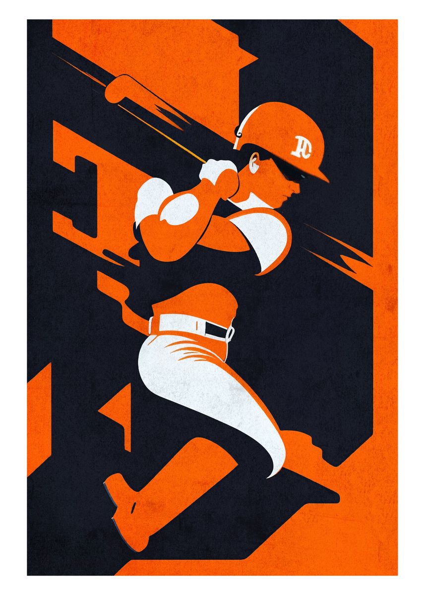 'baseball' Poster, picture, metal print, paint by Linda anggraeni ...