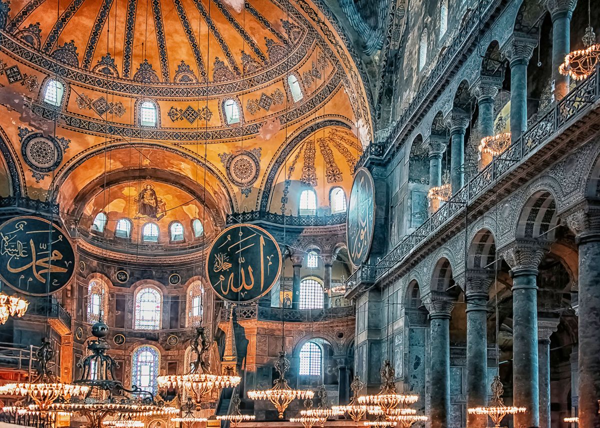 'Hagia Sophia' Poster by Mango Art | Displate