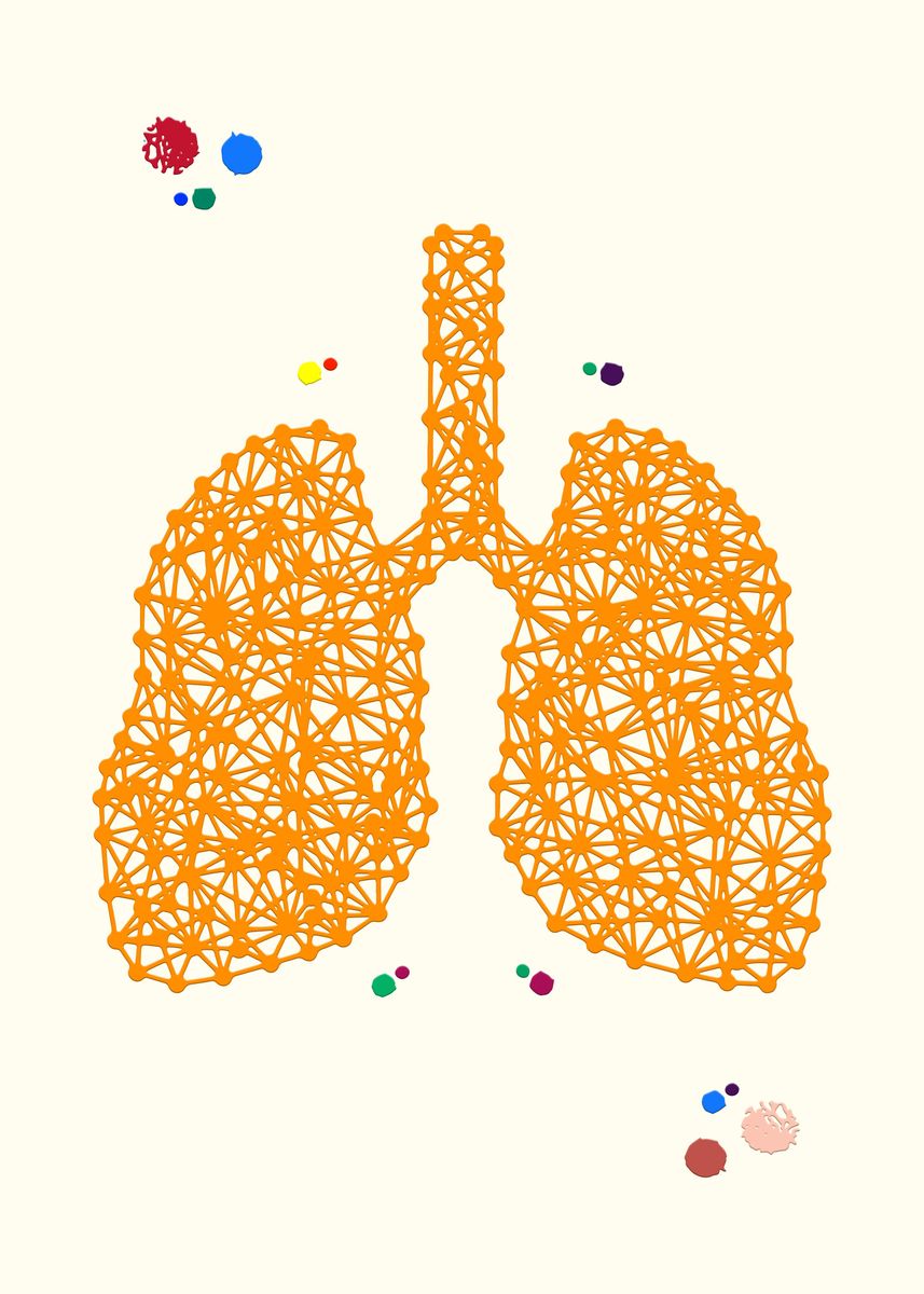 'Lungs anatomy' Poster, picture, metal print, paint by Dutton Jerrell ...