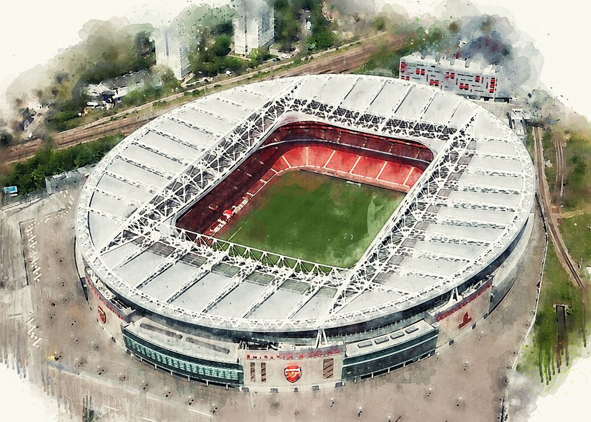 'Emirates stadium' Poster by Katty | Displate