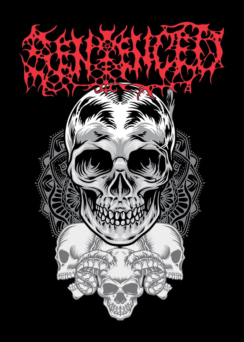 'EverFrost' Poster, picture, metal print, paint by Reece Shayna Jerde ...