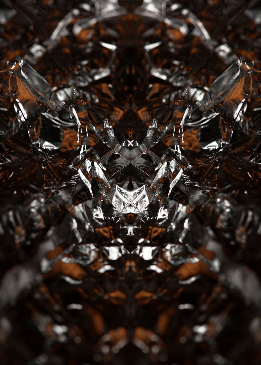 'Aluminum foliage close up' Poster, picture, metal print, paint by ...