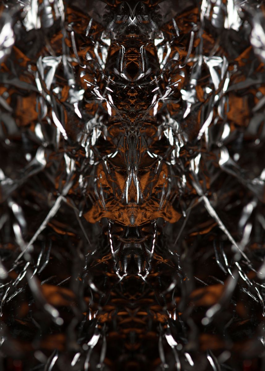 'Aluminum foliage close up' Poster, picture, metal print, paint by ...