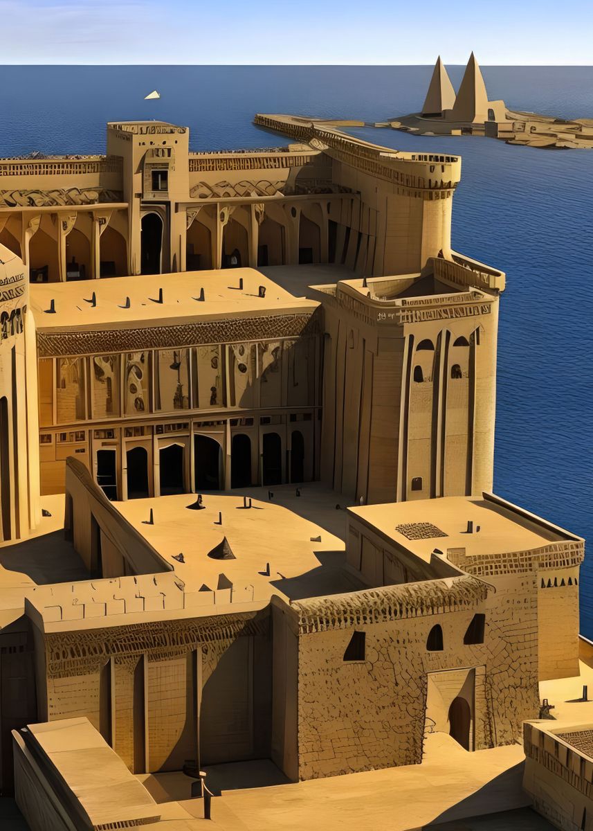 'Citadel of Qaitbay' Poster by insideFairy | Displate