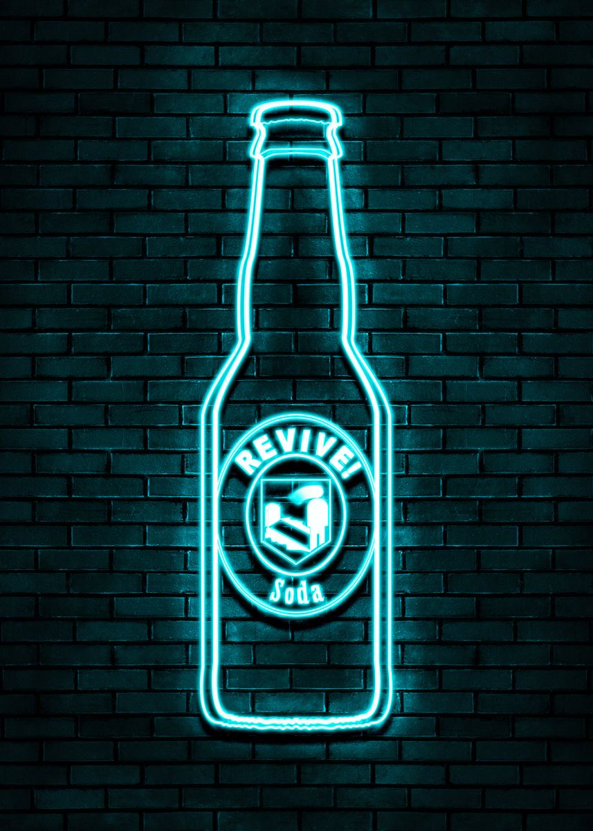 'Quick Revive Wall Neon' Poster, picture, metal print, paint by Call of ...