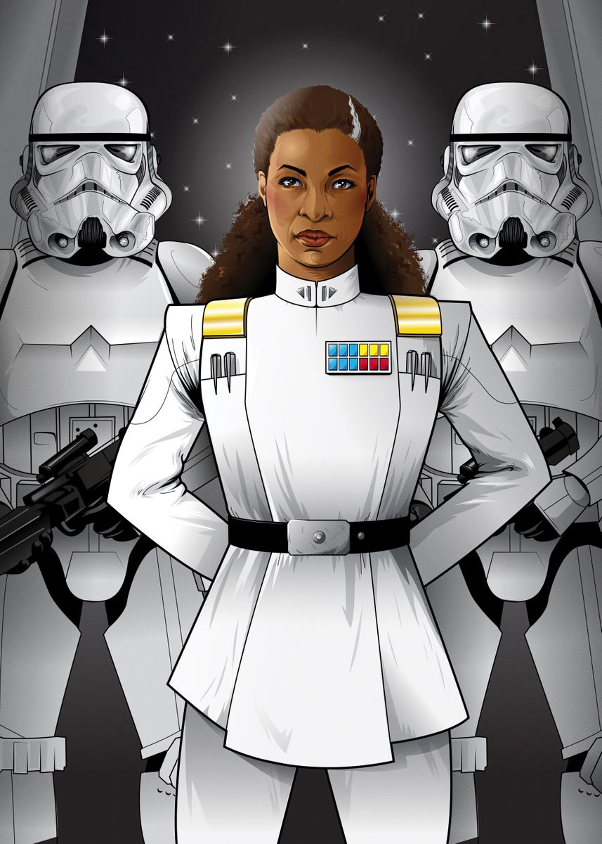 'Rae Sloane' Poster, picture, metal print, paint by Star Wars | Displate