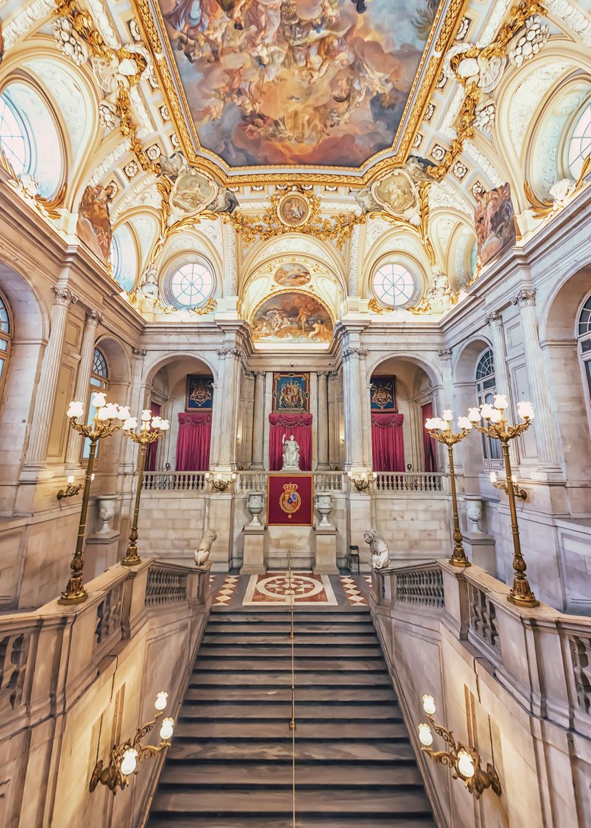 'Royal Palace' Poster, picture, metal print, paint by Mango Art | Displate