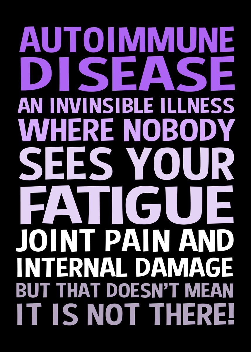 'Autoimmune Disease' Poster by FunnyGifts | Displate