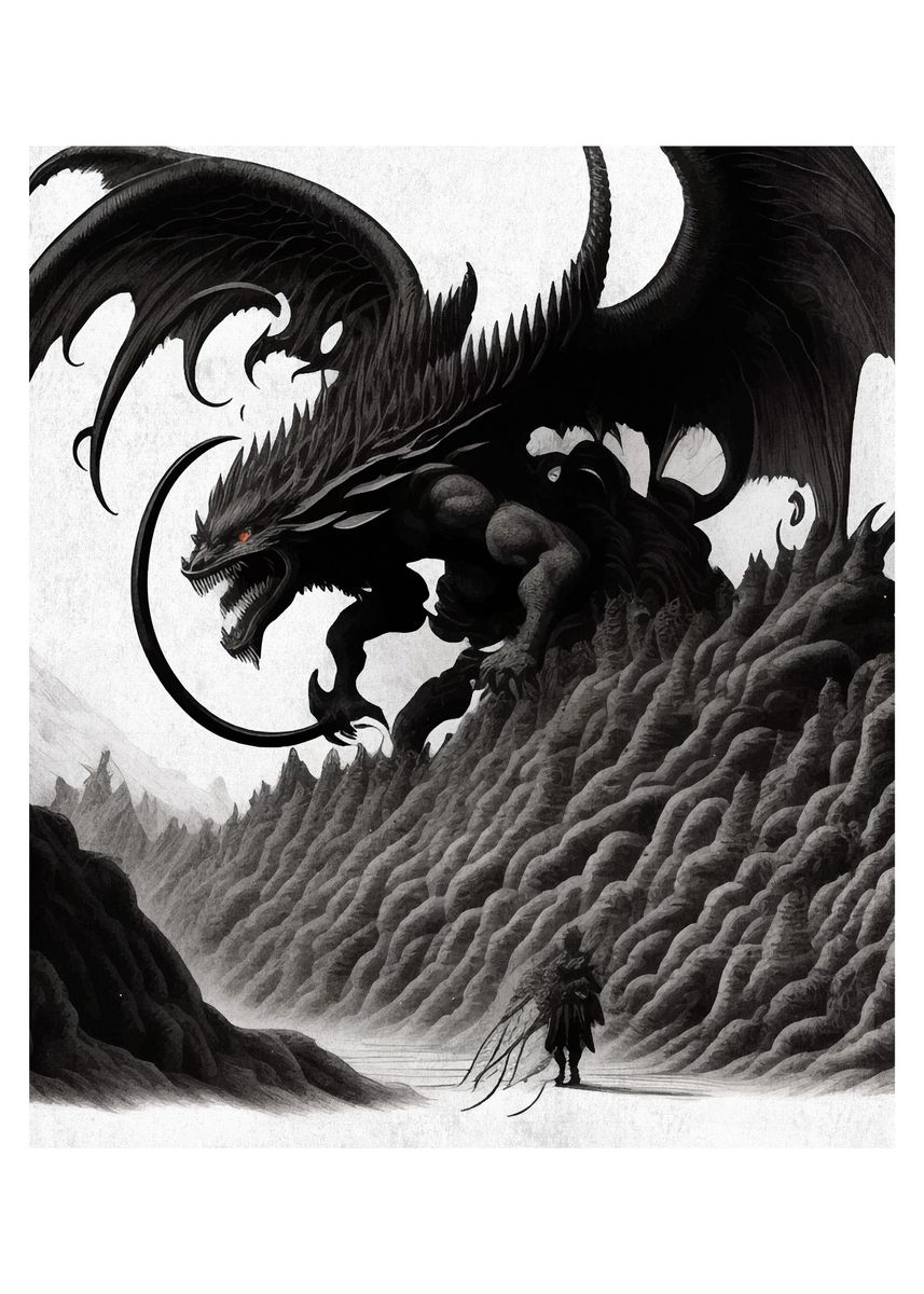 'dragon' Poster, picture, metal print, paint by riyadi elyas rahmadi ...