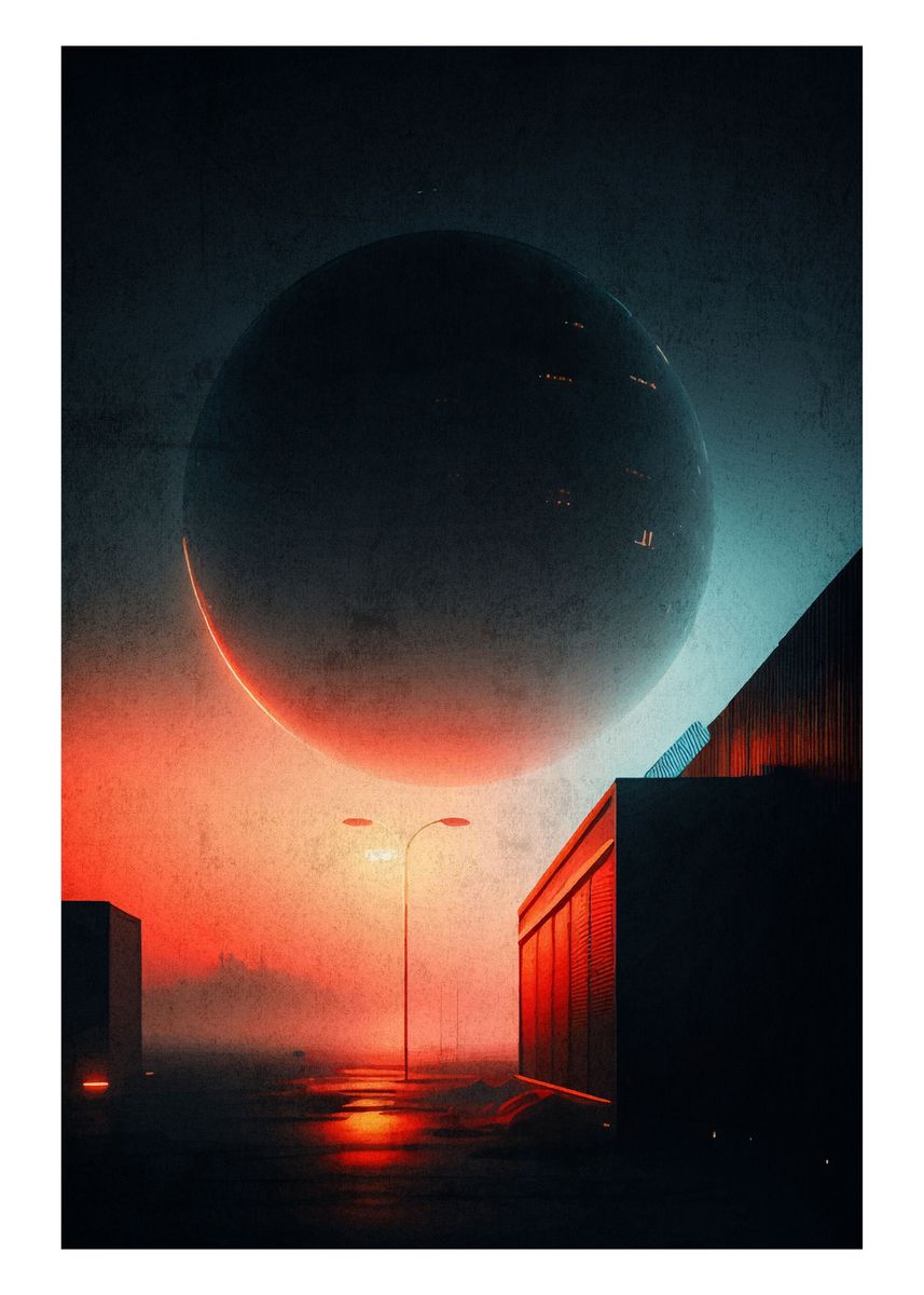 'moon' Poster, picture, metal print, paint by retno triningsih ...