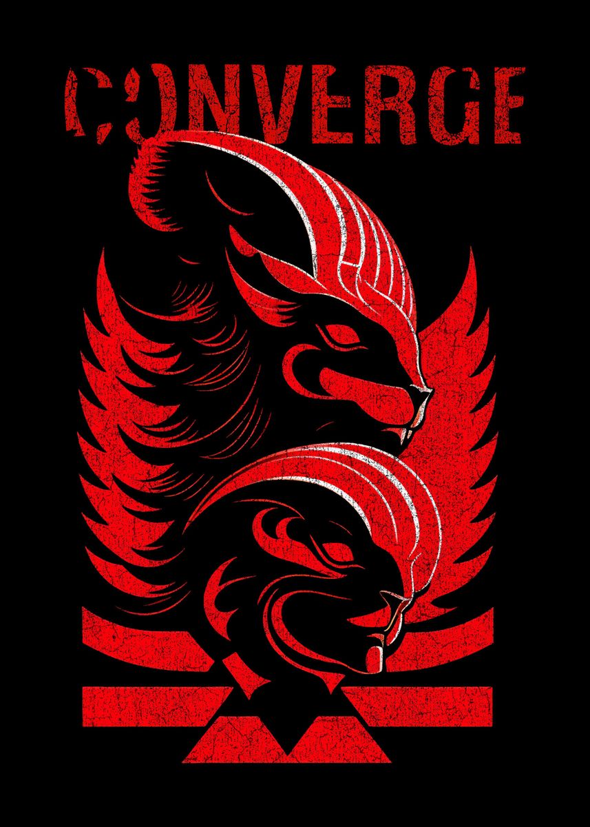 'Converge' Poster, picture, metal print, paint by TwistersGymnastics ...