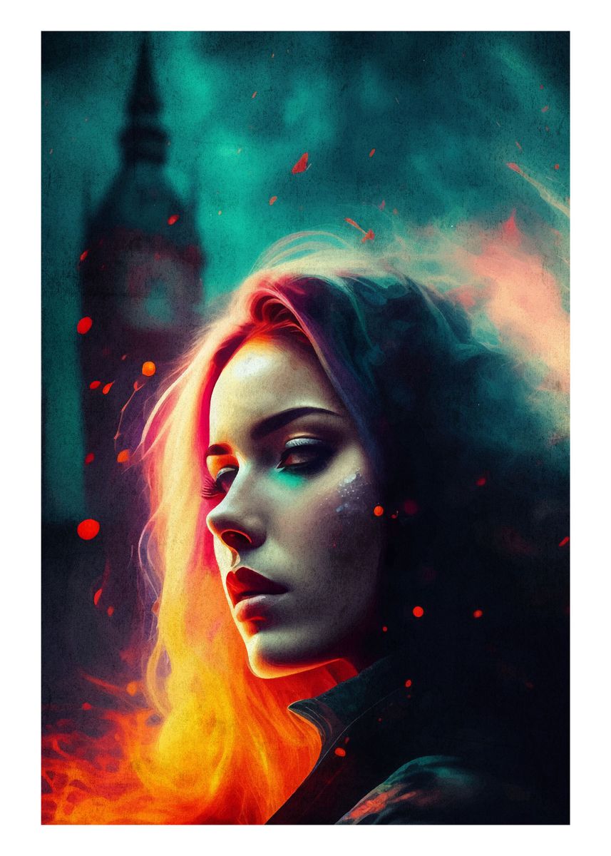 'women' Poster, picture, metal print, paint by riyadi elyas rahmadi ...