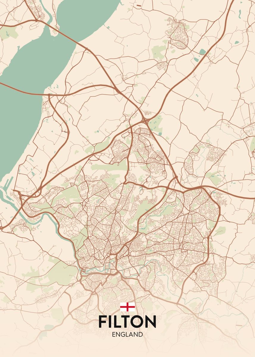 'Filton UK' Poster, picture, metal print, paint by IMR Designs | Displate