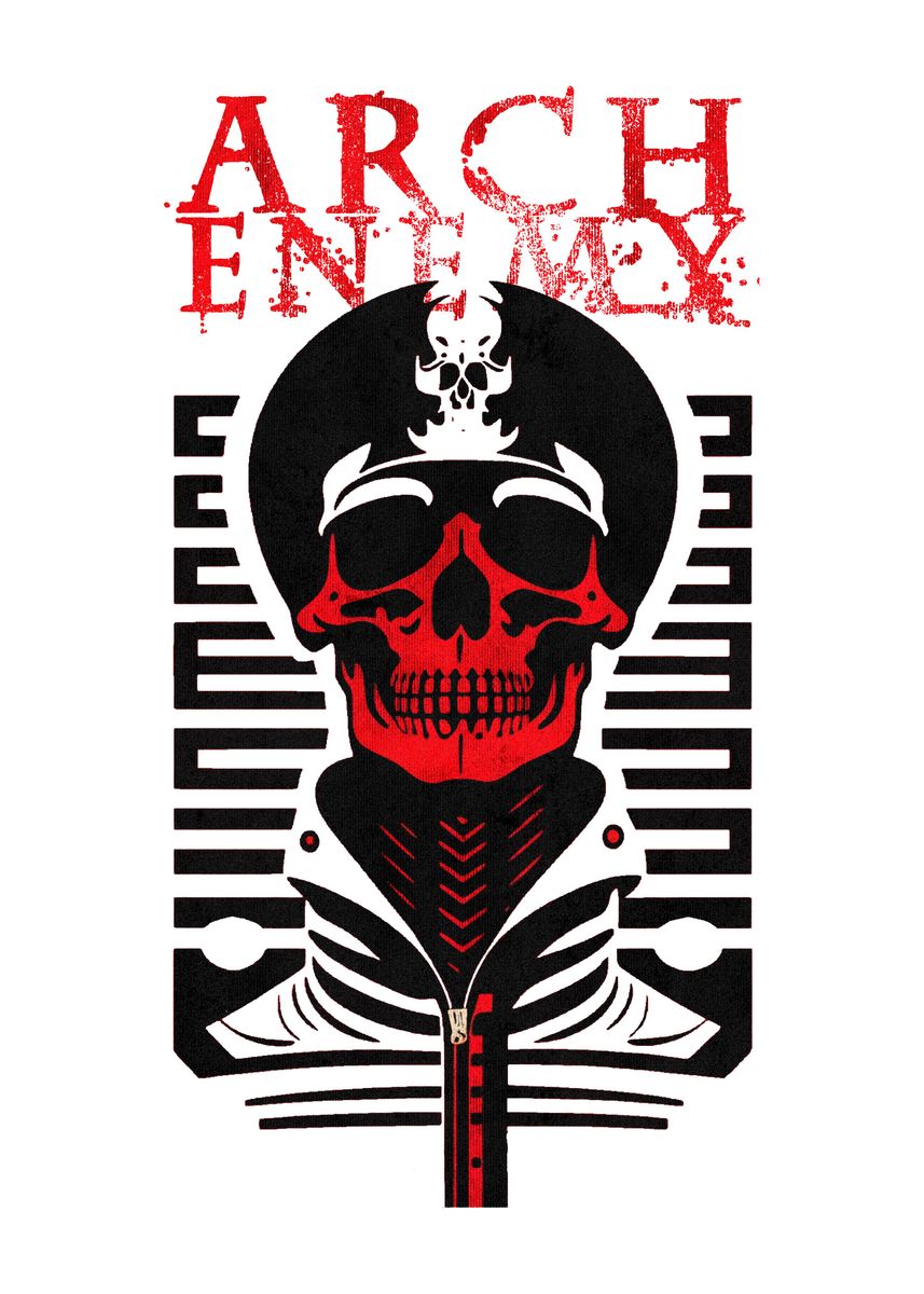 'ARCH ENEMY' Poster, picture, metal print, paint by TwistersGymnastics ...