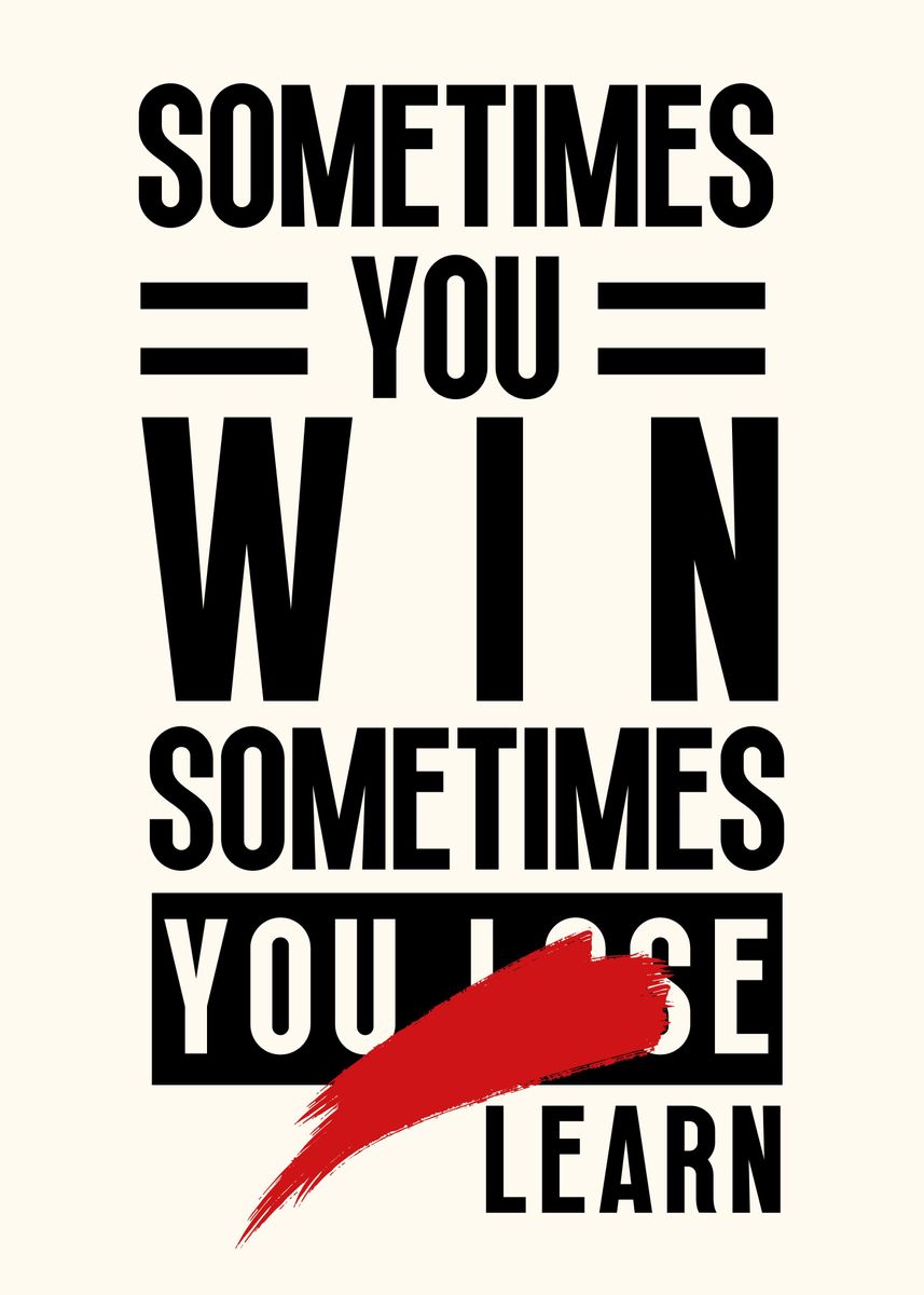 'Motivational Quote' Poster, picture, metal print, paint by Yess | Displate