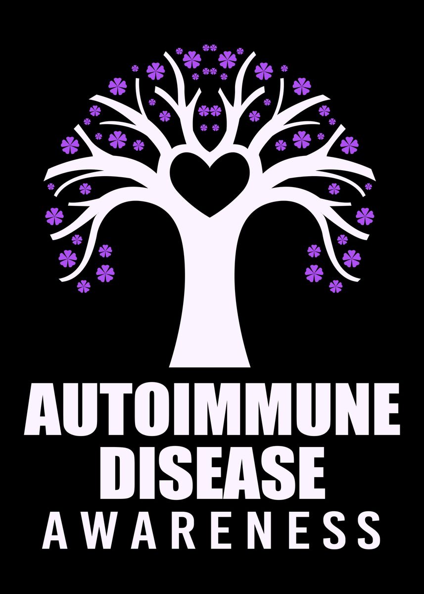 'Autoimmune Purple Tree' Poster, picture, metal print, paint by ...