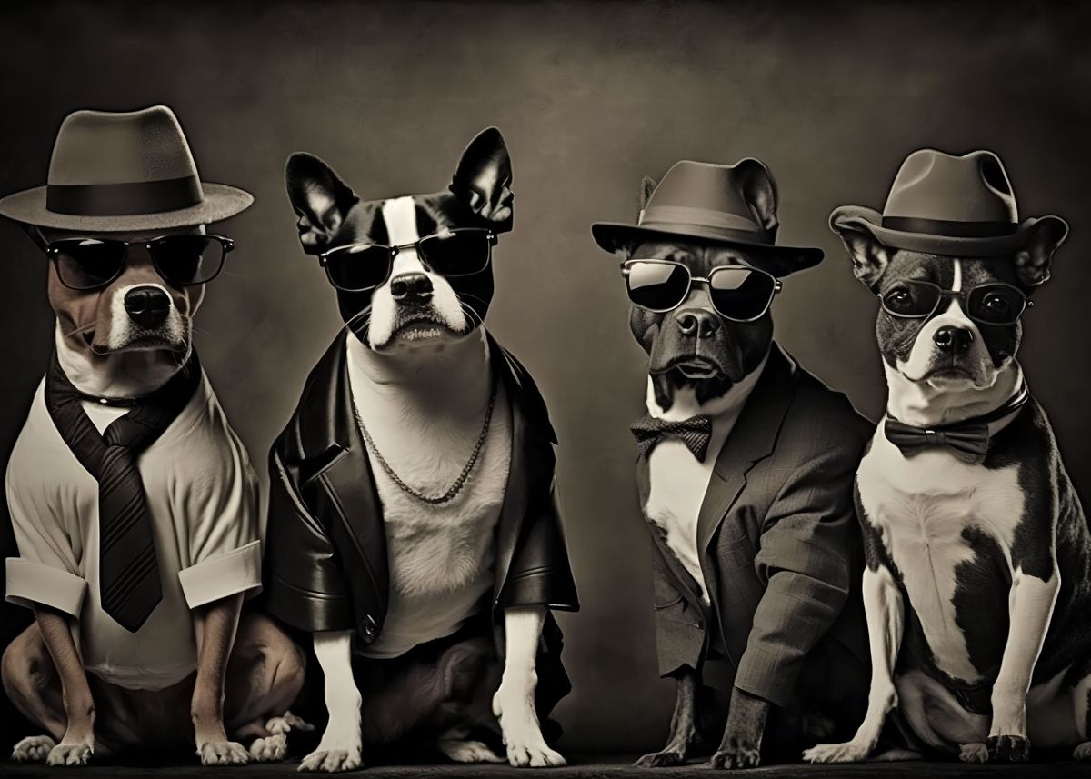 'The dog pack photography' Poster by DB P | Displate