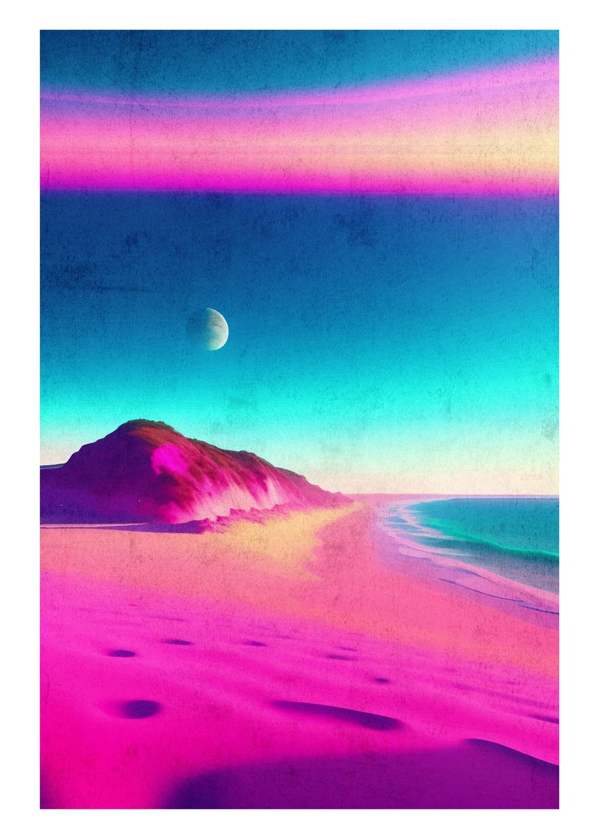 'beach' Poster, picture, metal print, paint by riyadi elyas rahmadi ...