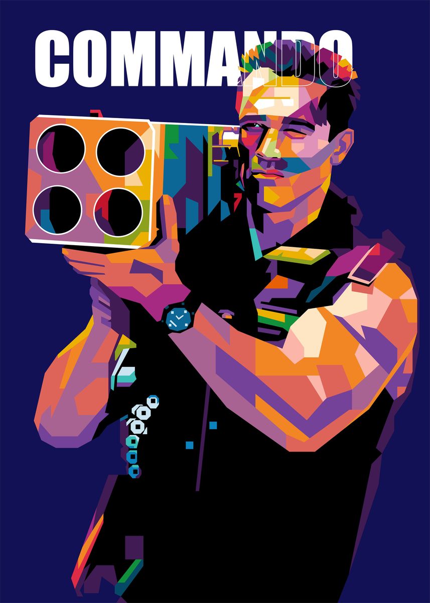 'Commando Film' Poster, picture, metal print, paint by Ananda Praj ...