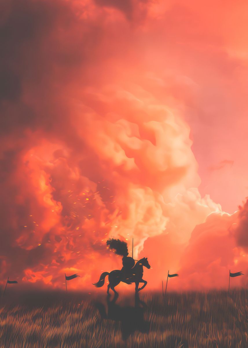 'Knight' Poster, picture, metal print, paint by AndrejZT | Displate