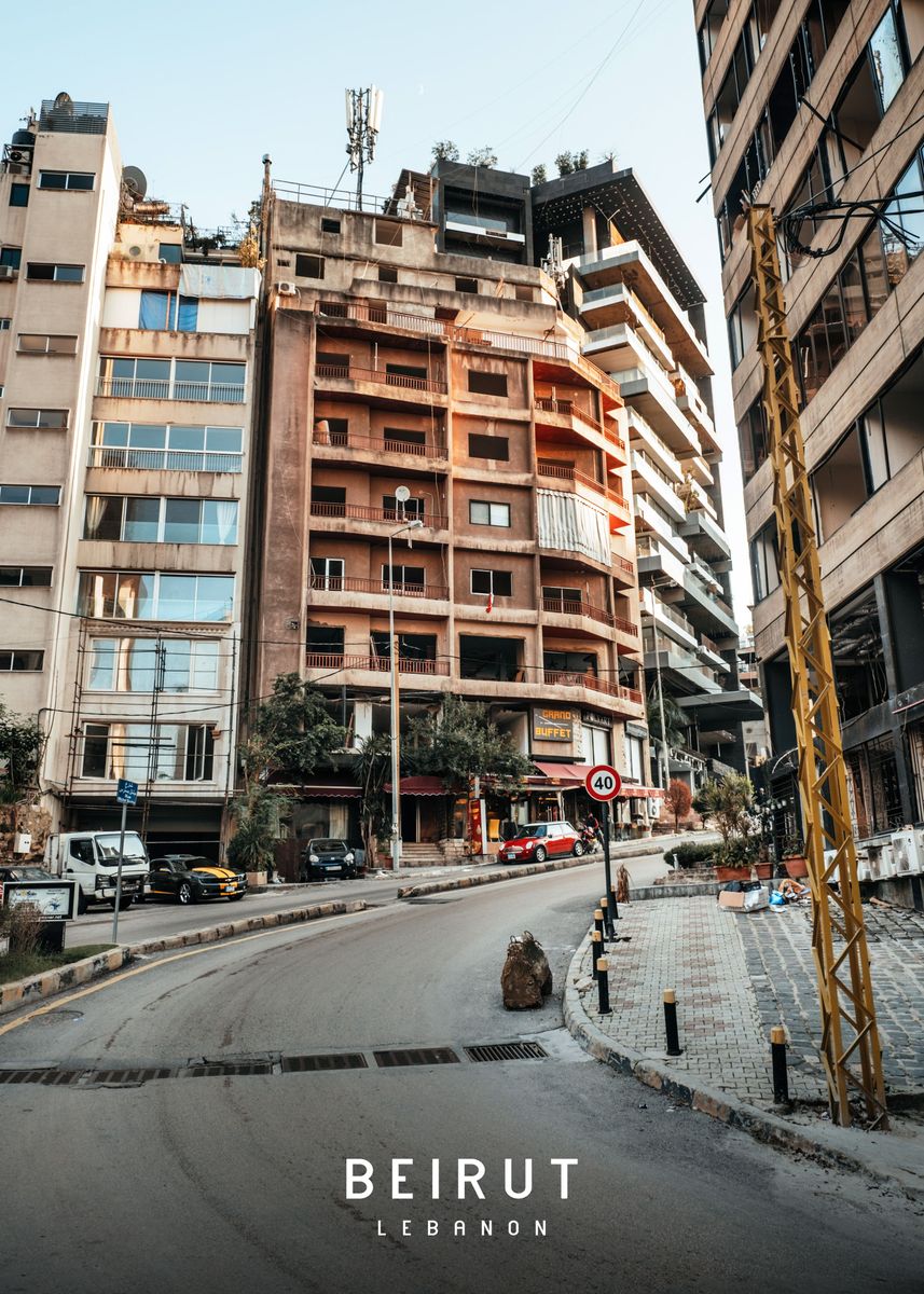 'Beirut ' Poster, picture, metal print, paint by Big City | Displate