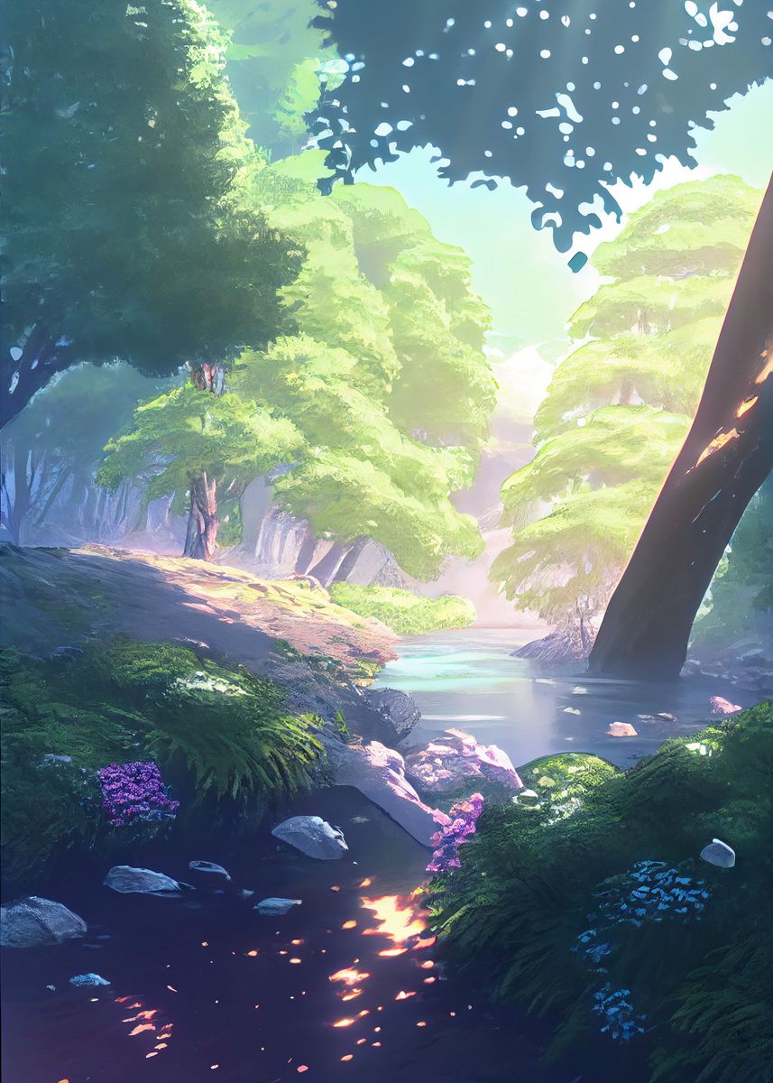 'Wonder of Spring' Poster, picture, metal print, paint by Polymath ...