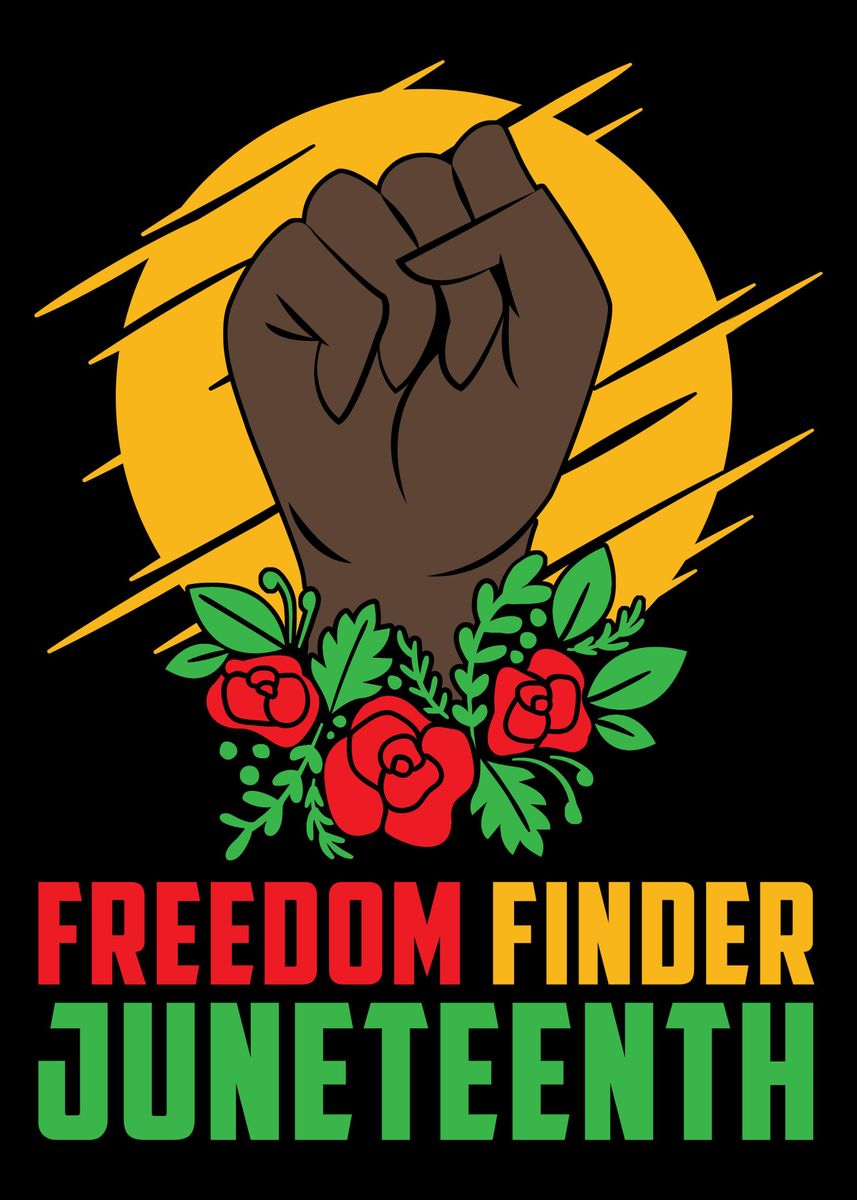 'Juneteenth' Poster, picture, metal print, paint by CrazySquirrel ...