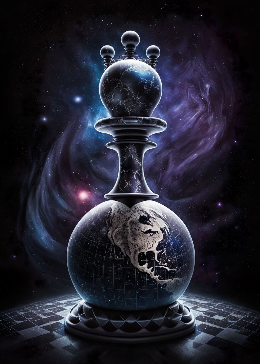 'World of Chess' Poster, picture, metal print, paint by ...