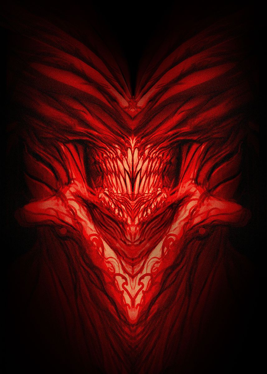 'Rage' Poster, picture, metal print, paint by Drin VS | Displate