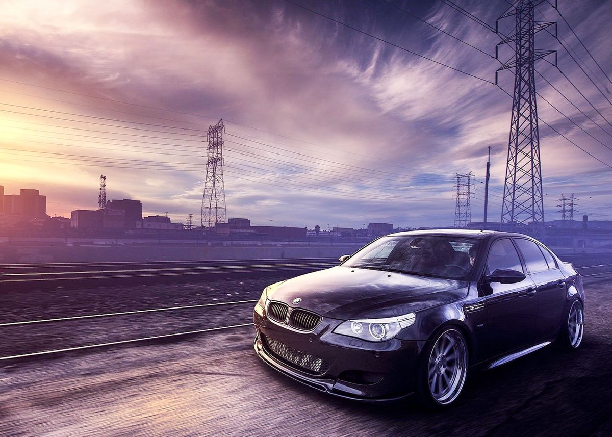 'BMW M5 E60' Poster by BMW Cars | Displate