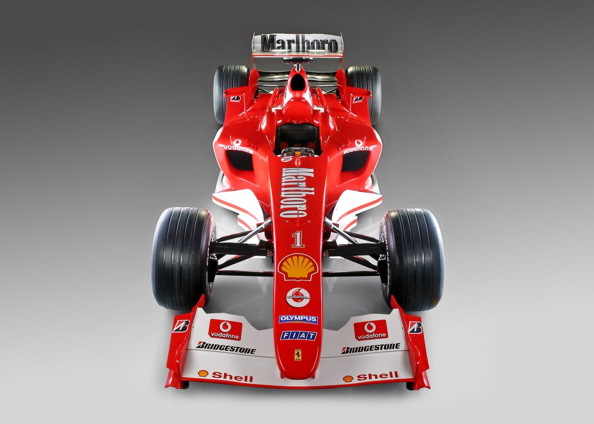 'Ferrari F2004 2004 F1 Car' Poster by Finn Vidtak | Displate