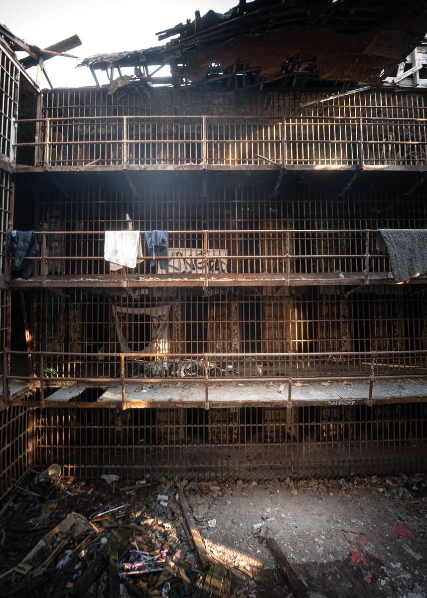 'Abandoned NY Jail' Poster, picture, metal print, paint by ...