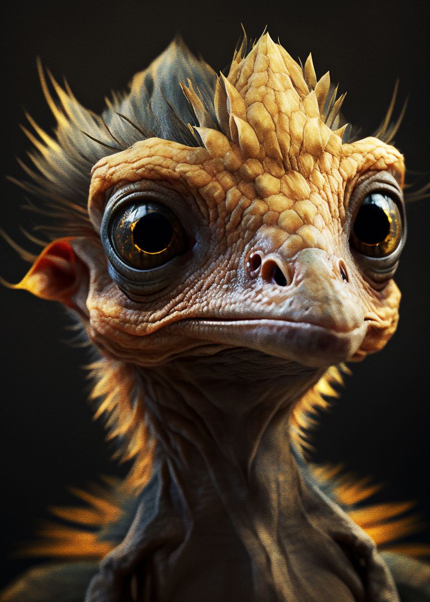 'Face Animals Portrait' Poster, picture, metal print, paint by Coffee ...