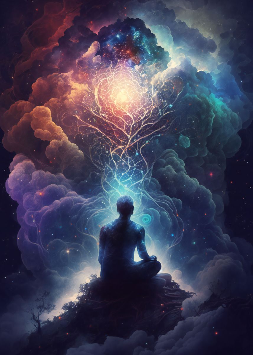 'Transcendent Tranquility' Poster, picture, metal print, paint by ...