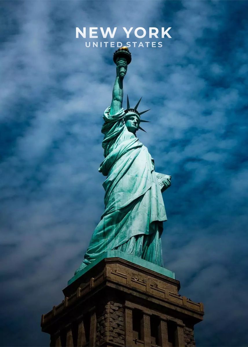 'Liberty Statue' Poster, picture, metal print, paint by tobirama senju ...