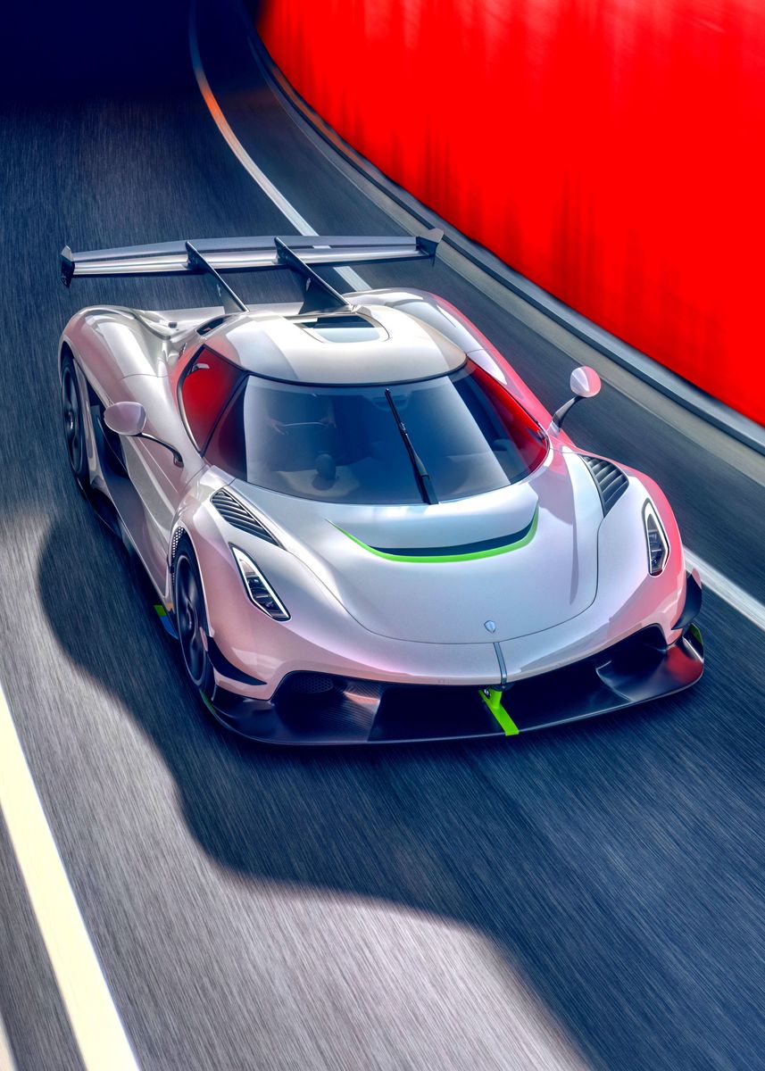 'Koenigsegg Jesko' Poster, picture, metal print, paint by Marcel Lee ...