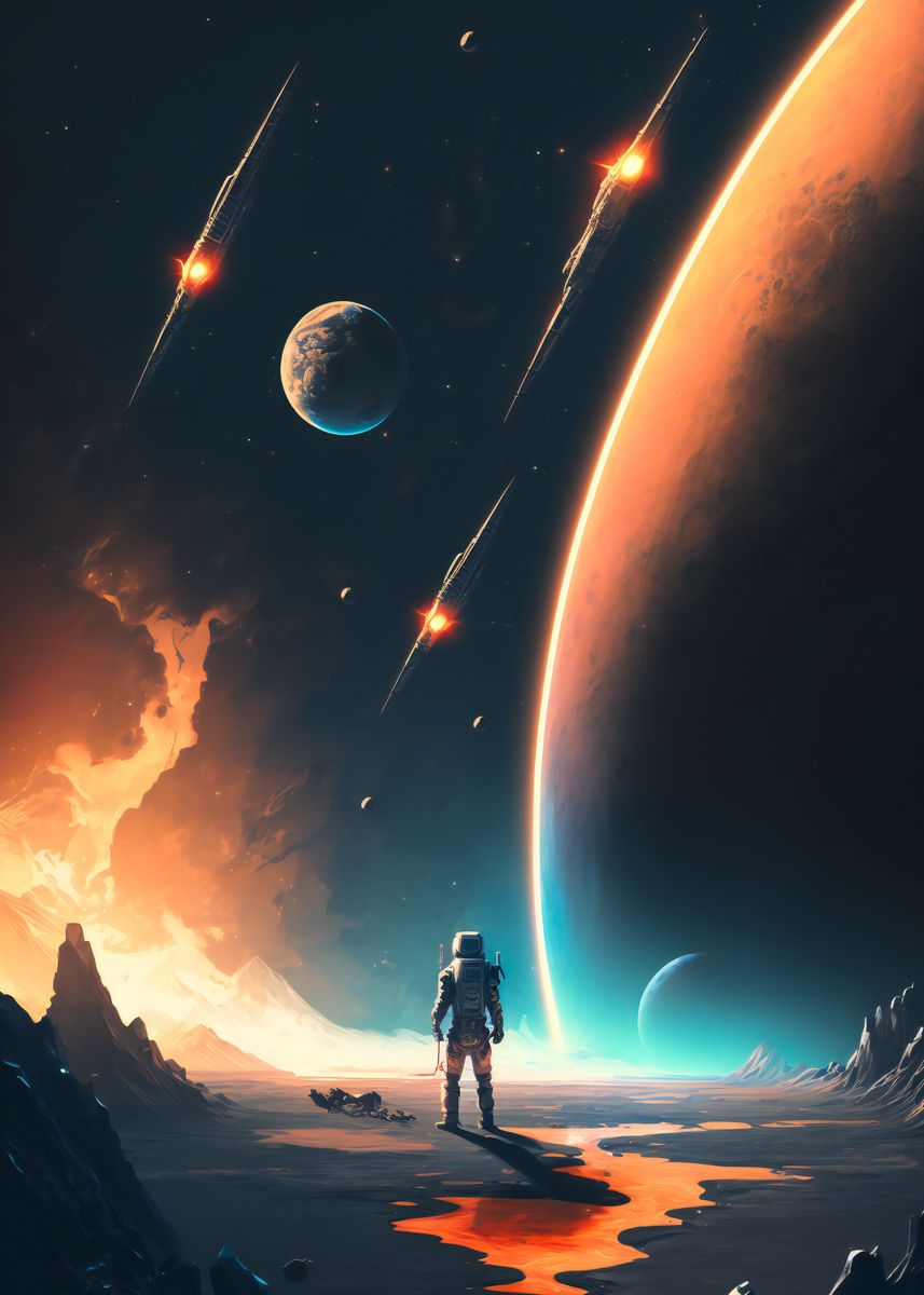 'Universe Unison' Poster, picture, metal print, paint by Sparkls | Displate