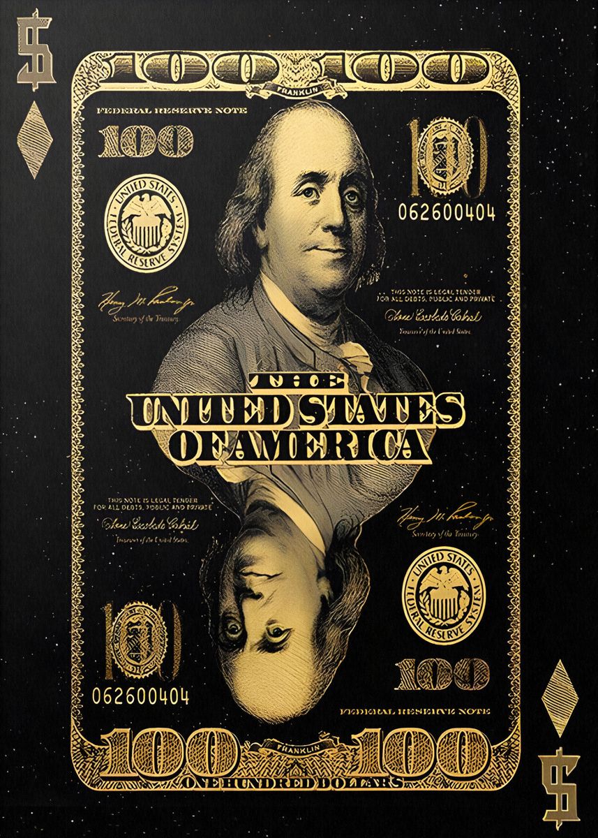 'Dollar Standard' Poster, picture, metal print, paint by Conceptual ...