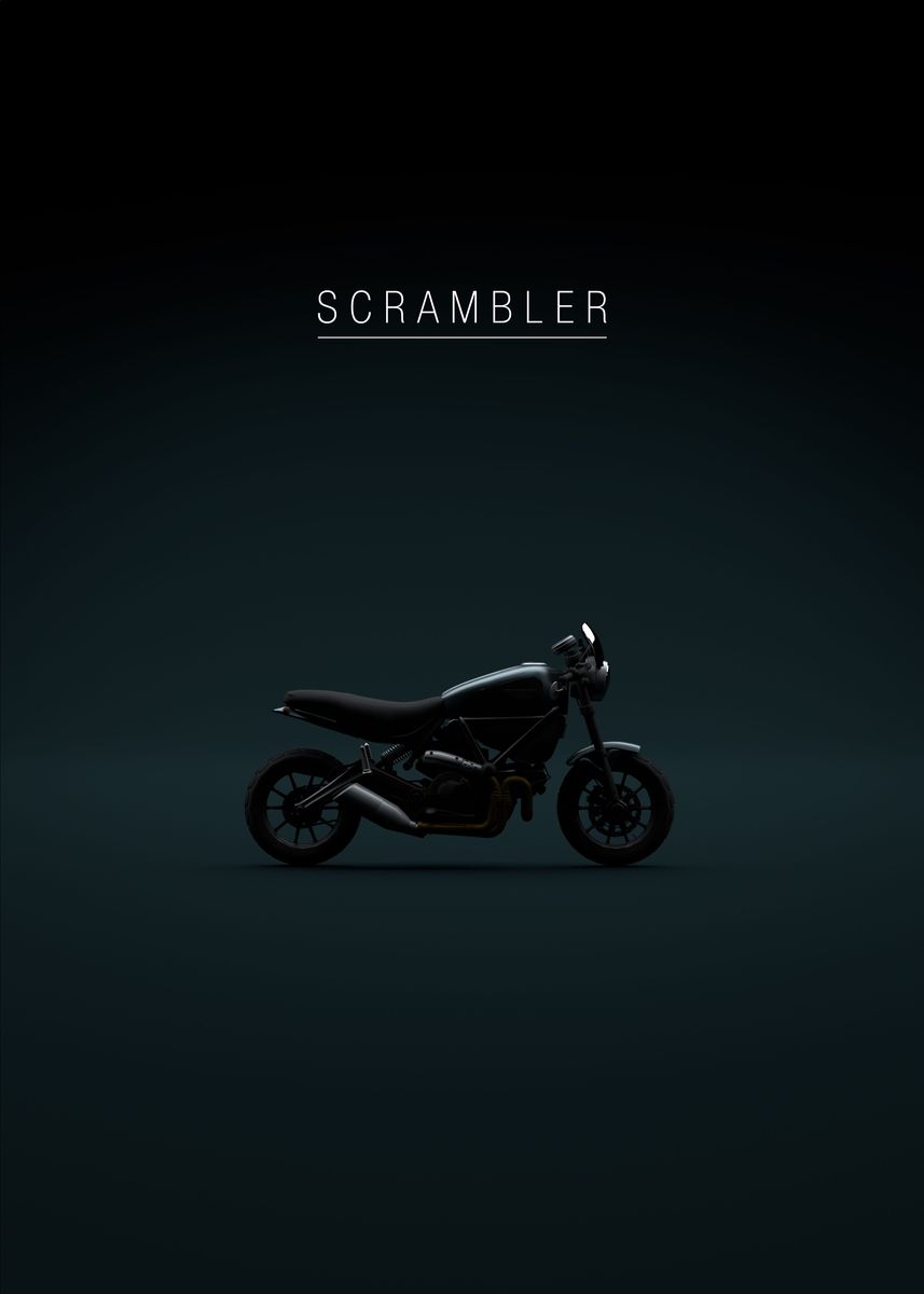 '2015 Ducati Scrambler' Poster, picture, metal print, paint by 21 MXM ...