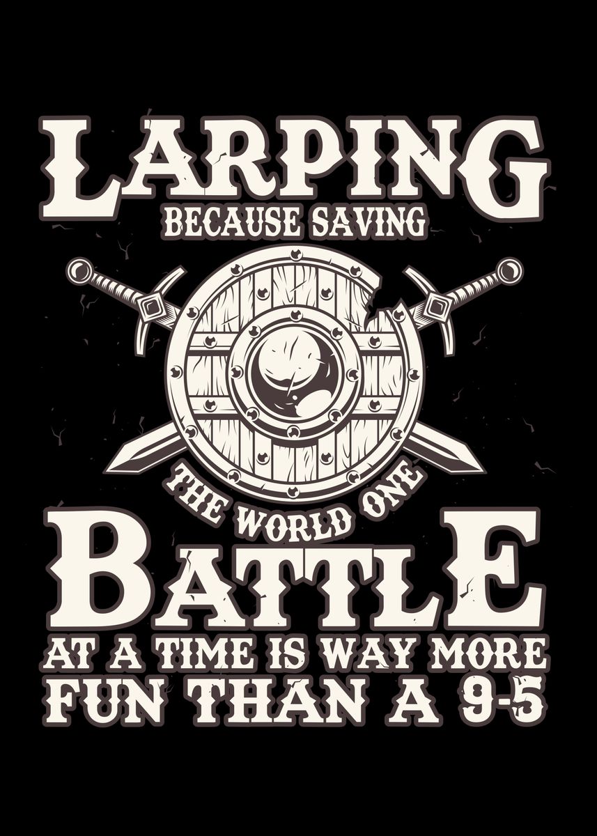 'LARP RPG Role Playing' Poster, picture, metal print, paint by Michael ...