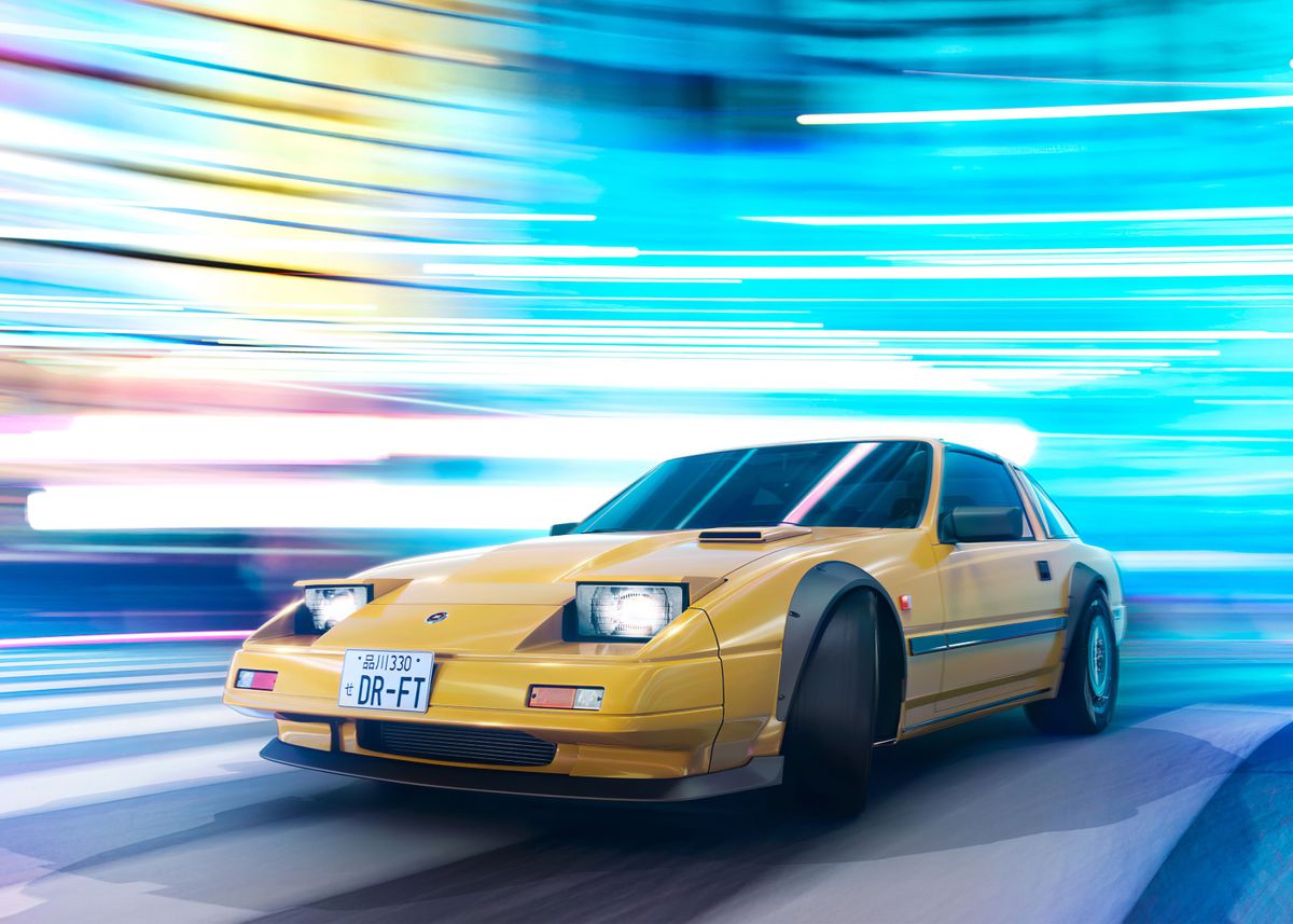 'Nissan 300ZX' Poster by Lai Majnun | Displate