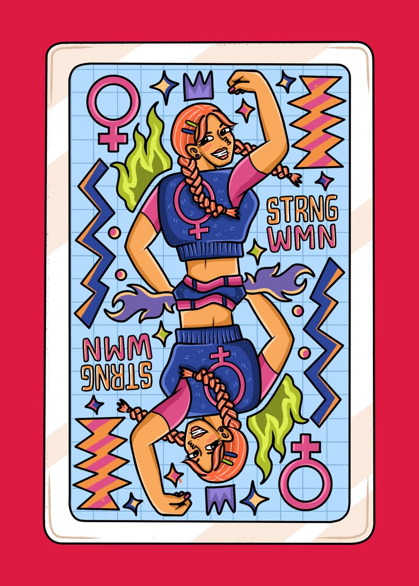 'STRONG WOMAN' Poster, picture, metal print, paint by Mohammad Toha ...