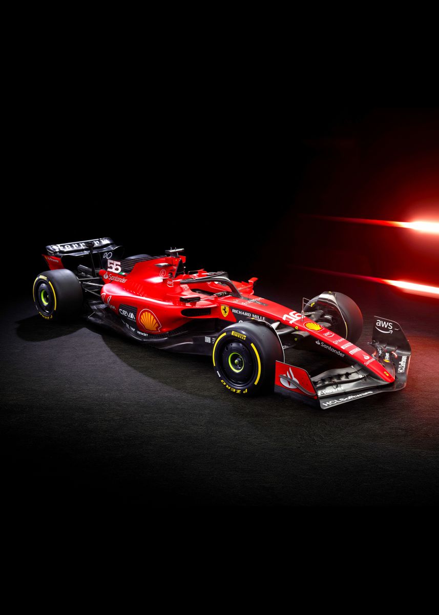 'Ferrari SF 23' Poster, picture, metal print, paint by Marcel Lee ...